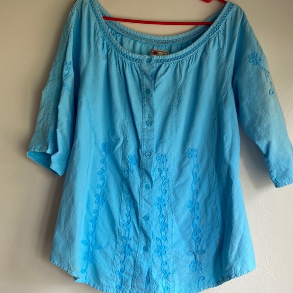 Scully | Tops | Vintage Scully Western Shirt W Embroidery | Poshmark